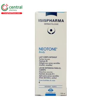 Isispharma NEOTONE Body 100ml - kem dưỡng trắng da toàn thân