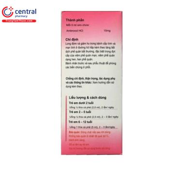 Thuốc Izac Syrup giúp điều trị tiêu đờm trên đường hô hấp