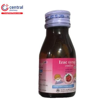 Thuốc Izac Syrup giúp điều trị tiêu đờm trên đường hô hấp