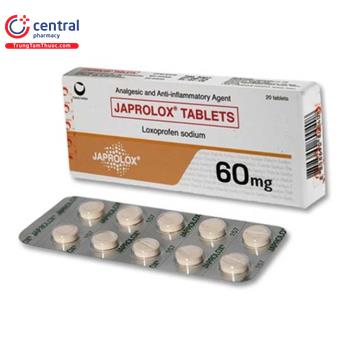 Thuốc Japrolox Tablets 60mg - Giảm đau do xương khớp hiệu quả