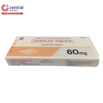 Thuốc Japrolox Tablets 60mg - Giảm đau do xương khớp hiệu quả