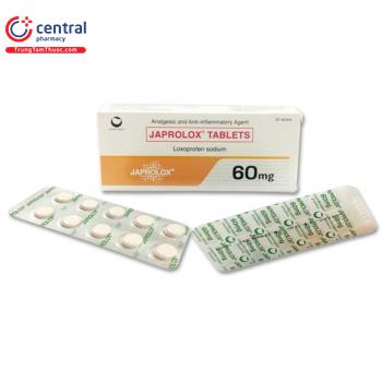 Thuốc Japrolox Tablets 60mg - Giảm đau do xương khớp hiệu quả