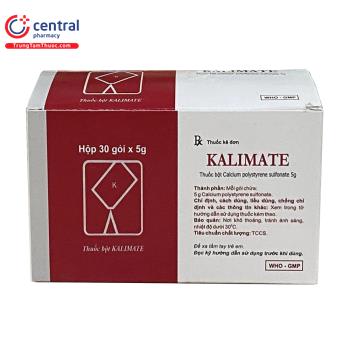 Thuốc Kalimate: điều trị tăng kali, giải độc hiệu quả