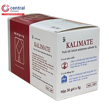 Thuốc Kalimate: điều trị tăng kali, giải độc hiệu quả