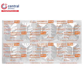 Thuốc Kalmeco 500mcg: tác dụng, đối tượng sử dụng, lưu ý khi dùng