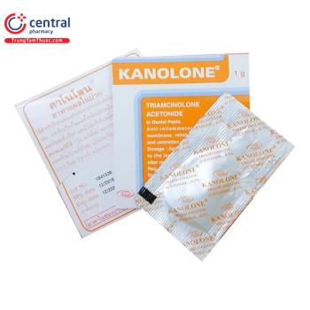 Thuốc Kanolone 1g điều trị nhiệt miệng, loét miệng nhanh chóng