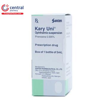 Thuốc Kary Uni 0.005% 5ml: Tác dụng - Liều dùng và Giá bán