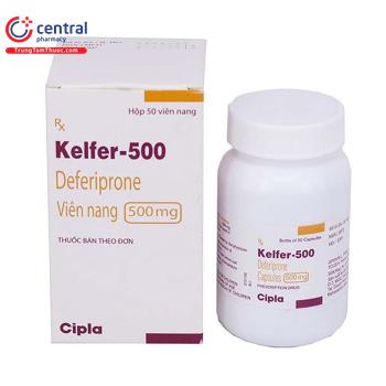 [CHÍNH HÃNG] Thuốc Kelfer-500 trị nhiễm Hemosiderin do truyền máu