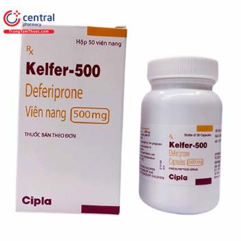 [CHÍNH HÃNG] Thuốc Kelfer-500 trị nhiễm Hemosiderin do truyền máu