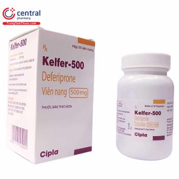 [CHÍNH HÃNG] Thuốc Kelfer-500 trị nhiễm Hemosiderin do truyền máu