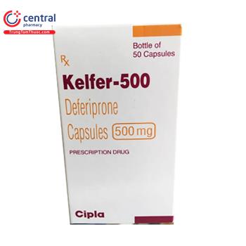 [CHÍNH HÃNG] Thuốc Kelfer-500 trị nhiễm Hemosiderin do truyền máu