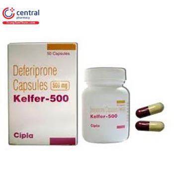 [CHÍNH HÃNG] Thuốc Kelfer-500 trị nhiễm Hemosiderin do truyền máu