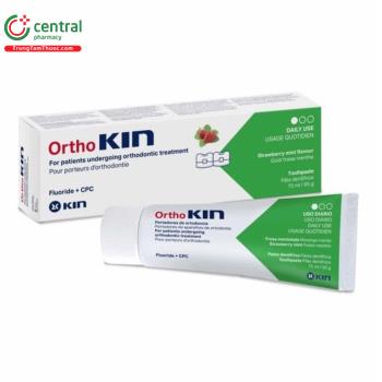 Kem Đánh Răng Ortho Kin - Làm sạch răng, giảm hôi miệng cho người niềng ...