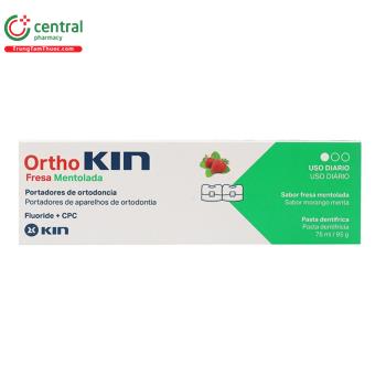 Kem Đánh Răng Ortho Kin - Làm sạch răng, giảm hôi miệng cho người niềng răng