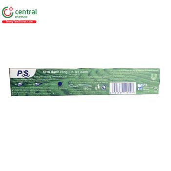 Kem Đánh Răng PS Trà Xanh 180g chân ái cho hơi thở sảng khoái