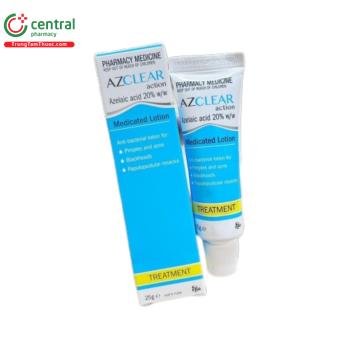 Kem dưỡng da Azclear Action hỗ trợ giảm viêm, mờ thâm và giúp ngừa mụn