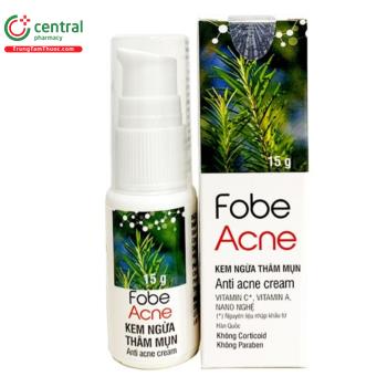 Thuốc trị mụn Fobe Acne - Giúp giảm vết thâm và sẹo do mụn gây ra