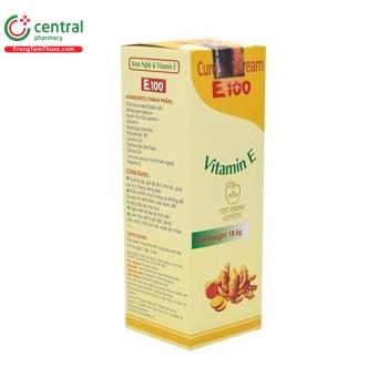 Kem Nghệ E100 giúp ngừa thâm sẹo, dưỡ ng ẩm da, ngừa nứt nẻ da