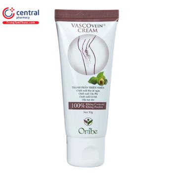 Thuốc Kem thoa Vascovein Cream cải thiện biểu hiện suy giãn tĩnh mạch