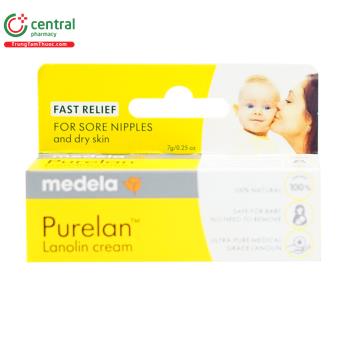 Kem bôi trị nứt đầu ti Medela Purelan phục hồi tổn thương, cấp ẩm sâu
