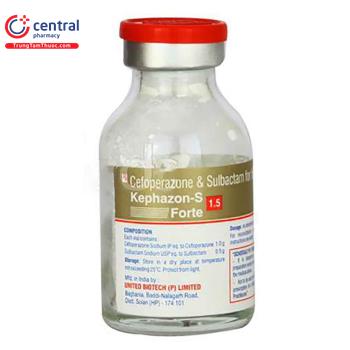 Thuốc Kephazon-S Fort 1.5g: tác dụng, liều dùng, lưu ý khi dùng