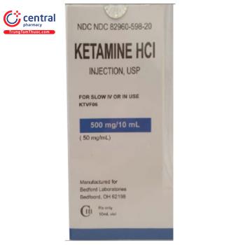 [CHÍNH HÃNG] Thuốc gây mê Ketamine Hydrochloride injection 500mg/10ml