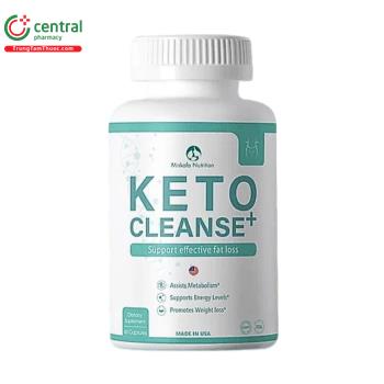 Thuốc Keto Cleanse+ hỗ trợ chuyển hóa năng lượng và giảm tích tụ mỡ