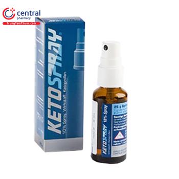[CHÍNH HẪNG] Thuốc xịt ngoài da Ketospray giá bao nhiêu, mua ở đâu?
