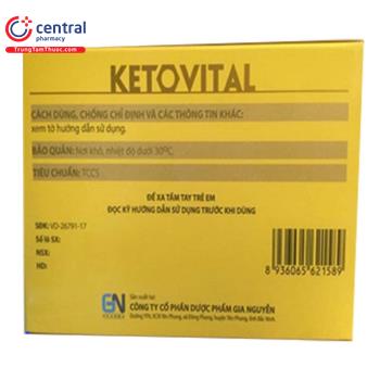 [CHÍNH HÃNG] Thuốc Ketovital - điều trị bệnh suy thận mạn tính