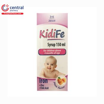[CHÍNH HÃNG] Thuốc Kidife Syrup 150ml cung cấp vi chất cơ thể cần