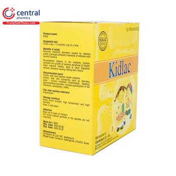 Thuốc Kidlac men vi sinh điều trị rối loạn đường ruột, táo bón