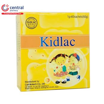 Thuốc Kidlac men vi sinh điều trị rối loạn đường ruột, táo bón