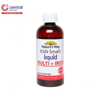 [CHÍNH HÃNG] Kids Smart Multi + Iron liquid cung cấp vi chất cho bé