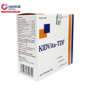 [CHÍNH HÃNG] Thuốc KIDVita-TDF 7,5ml bổ sung các vitamin và acid amin