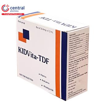 [CHÍNH HÃNG] Thuốc KIDVita-TDF 7,5ml bổ sung các vitamin và acid amin