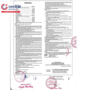 Thuốc Kidviton 60ml: liều dùng, cách dùng hiệu quả, giá bán
