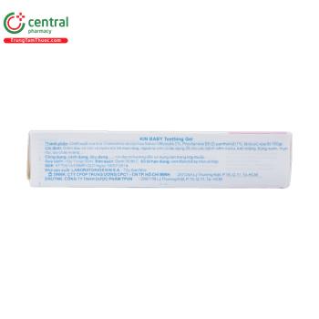 Kin Baby Teething Gel 30ml là thuốc gì, có tác dụng gì, giá bao nhiêu?