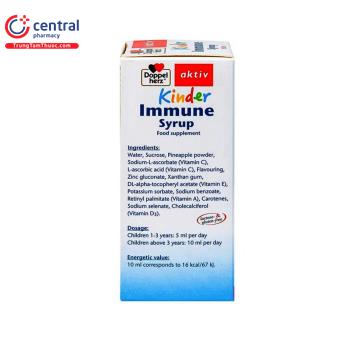 [CHÍNH HÃNG] Kinder Immune Syrup Doppelherz Aktiv tăng đề kháng trẻ