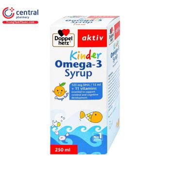 Kinder Omega-3 Syrup Doppelherz - bổ sung DHA đúng cách cho trẻ