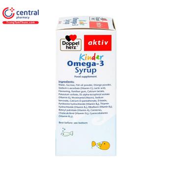 Kinder Omega-3 Syrup Doppelherz - bổ sung DHA đúng cách cho trẻ