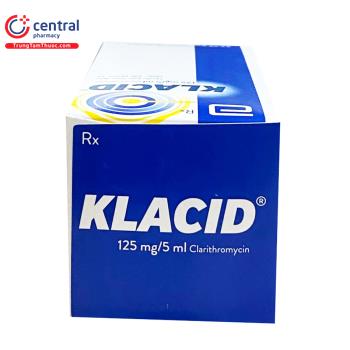 Thuốc Klacid 125mg/5ml: Chỉ định và lưu ý sử dụng