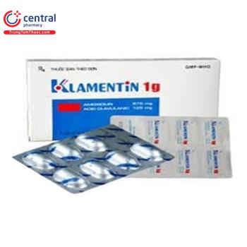 Thuốc Klamentin 1g - Thuốc điều trị nhiễm khuẩn hiệu quả