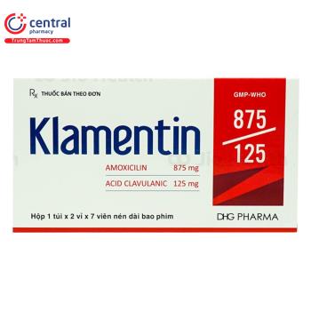 Thuốc Klamentin 875/125: tác dụng, cách dùng và giá bán