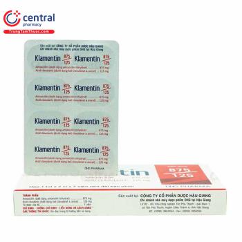 Thuốc Klamentin 875/125: tác dụng, cách dùng và giá bán