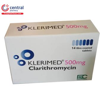 [CHÍNH HÃNG] Thuốc kháng sinh Klerimed 500mg điều trị nhiễm khuẩn