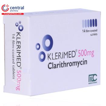 [CHÍNH HÃNG] Thuốc kháng sinh Klerimed 500mg điều trị nhiễm khuẩn