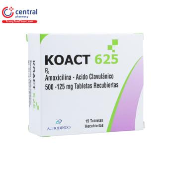 Thuốc Koact 625 giúp điều trị nhiễm trùng hô hấp, tiết niệu, sinh dục