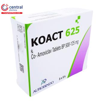 Thuốc Koact 625 giúp điều trị nhiễm trùng hô hấp, tiết niệu, sinh dục