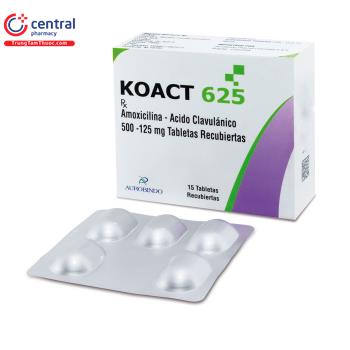 Thuốc Koact 625 giúp điều trị nhiễm trùng hô hấp, tiết niệu, sinh dục