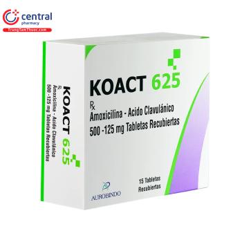 Thuốc Koact 625 giúp điều trị nhiễm trùng hô hấp, tiết niệu, sinh dục